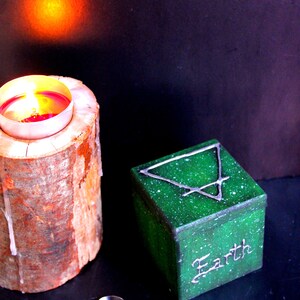 Earth Green Box Green Witch Box Forest Green Box Meditation - Etsy