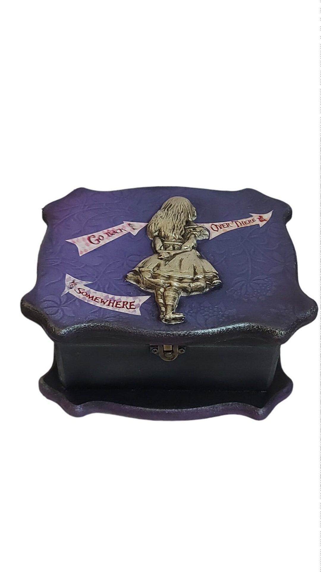 Alice in Wonderland, Alice Gothic Box, Alice Jewelry Box, Alice Tarot ...