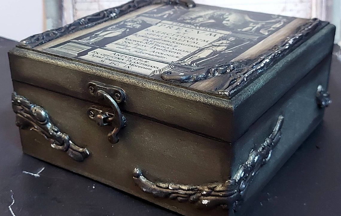 Spiritual Decor Box, Gothic Decor, Alchemy Decor, Pagan Decor, Wedding ...