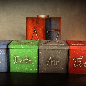 Earth Green Box Green Witch Box Forest Green Box Meditation - Etsy