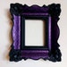Gothic Purple Frame Witch Purple Frame Vampire Purple Frame - Etsy