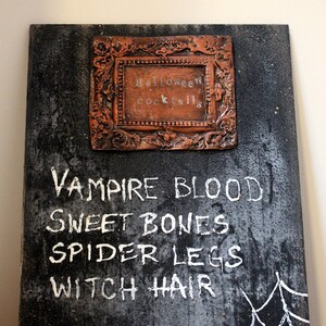 Vampire Wall Decor Vampire Blood Sign Halloween Wall Decor Gothic Wall ...
