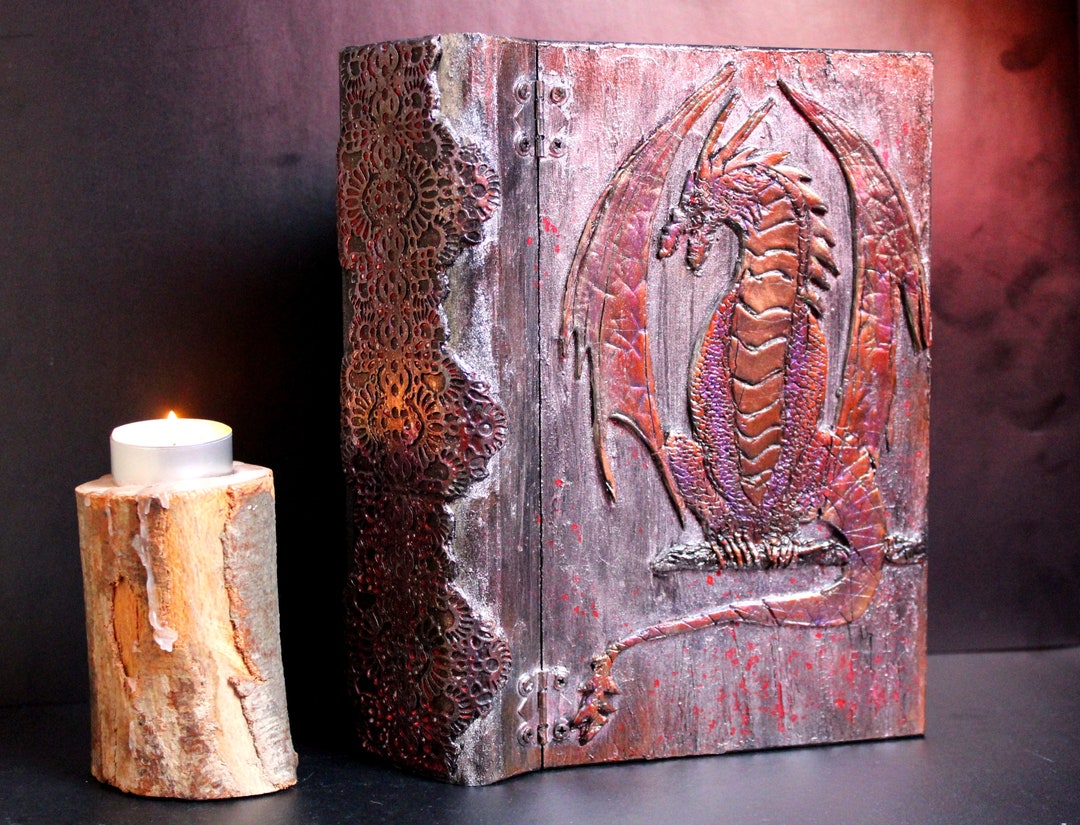 Dragon Book Box Norse Pagan Box Viking Pagan Gift Medieval Decor Norse ...