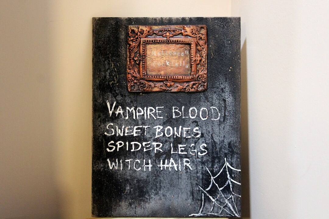 Vampire Wall Decor Vampire Blood Sign Halloween Wall Decor Gothic Wall ...