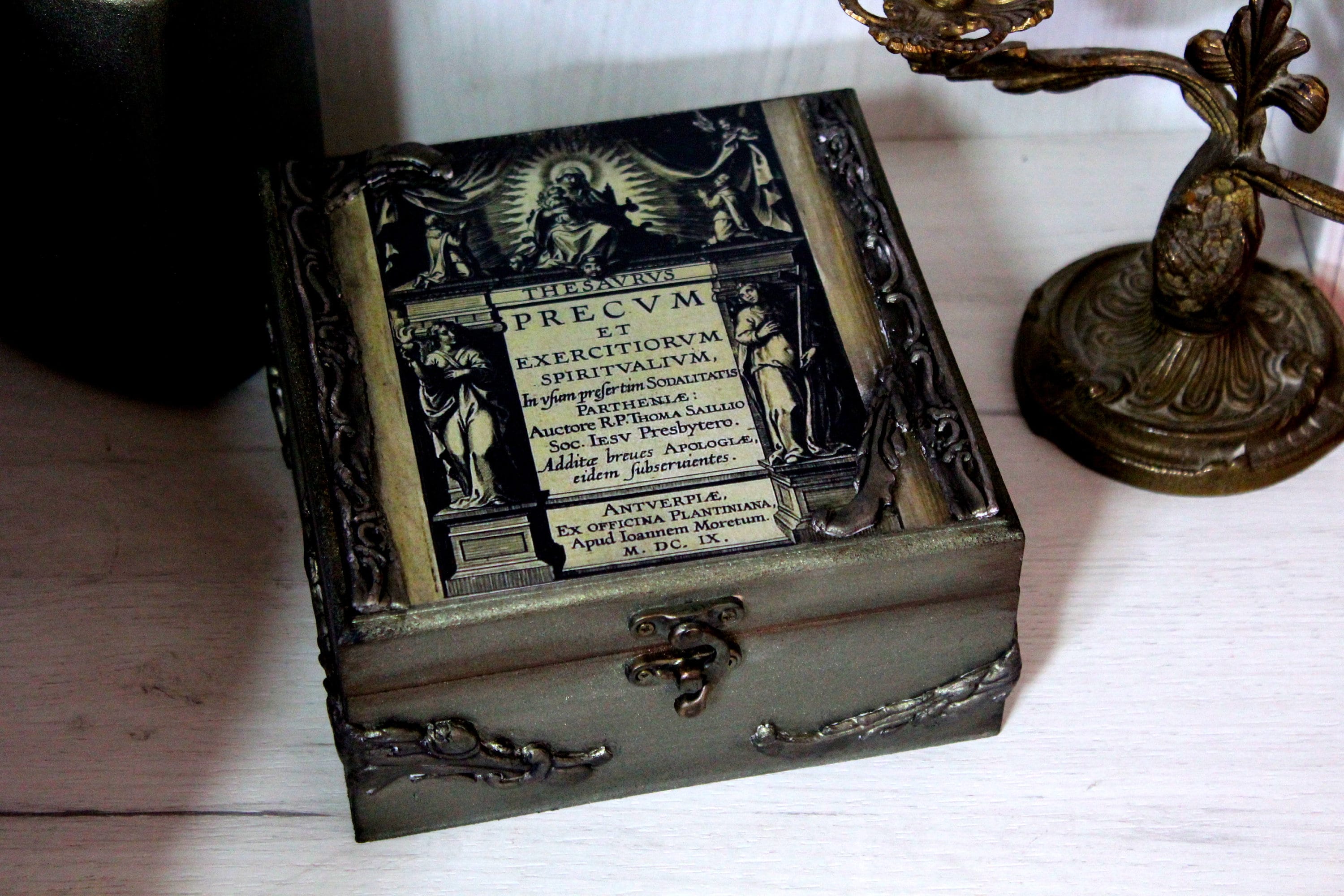 Spiritual decor box Gothic decor Alchemy decor Shadow box | Etsy