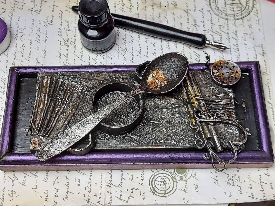 Gothic Wall Decor Witch Magic Spells Witch Spells Decor Weird | Etsy