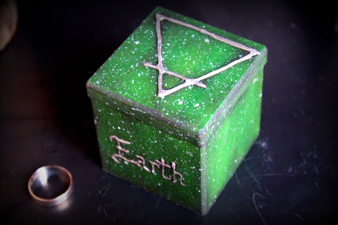 Earth Green Box Green Witch Box Forest Green Box Meditation - Etsy