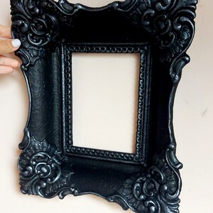 Gothic Wall Frame, Gothic Black Frame, Victorian Wall Frame, Black ...