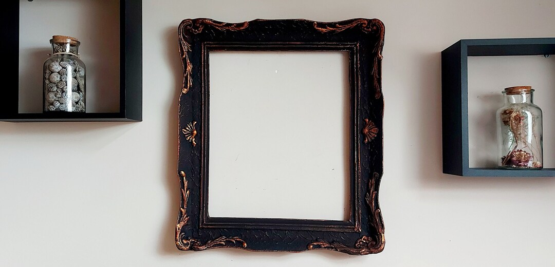 Gothic Wall Frame, Vampire Black Frame, Vampire Decor, Victorian Decor ...
