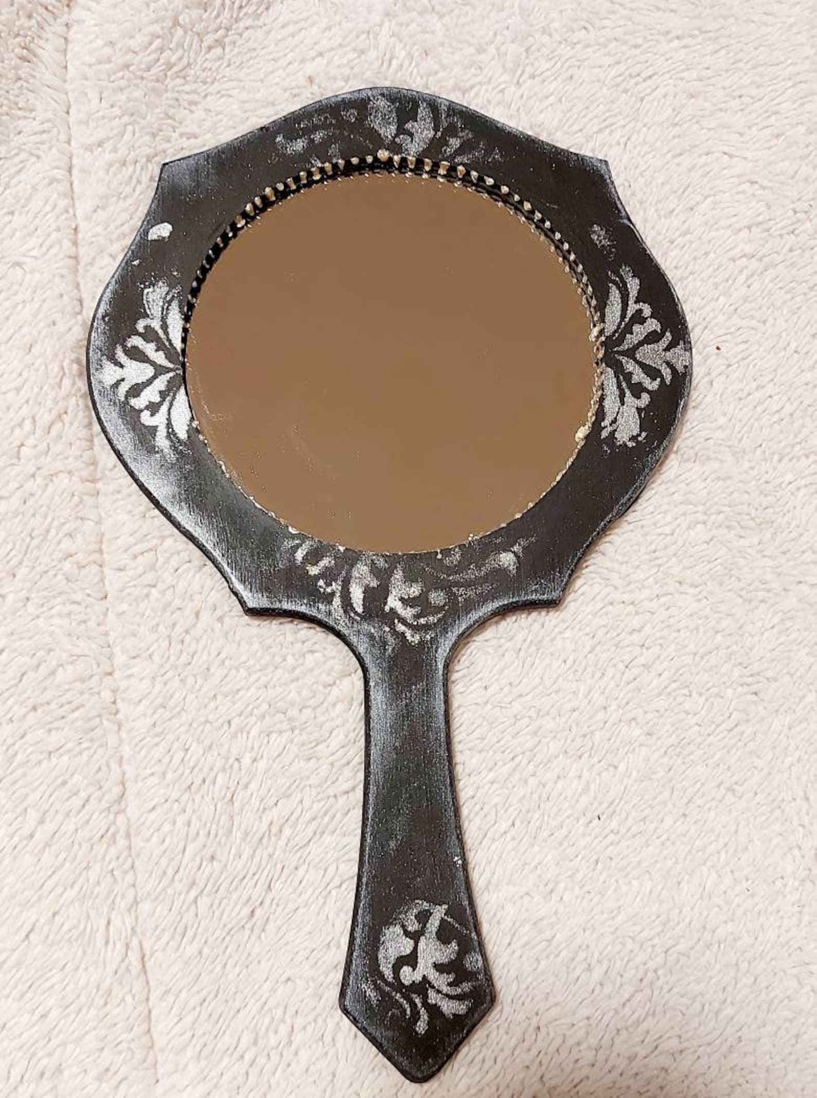 Big hand mirror Gothic hand mirror Witch hand mirror Gothic | Etsy