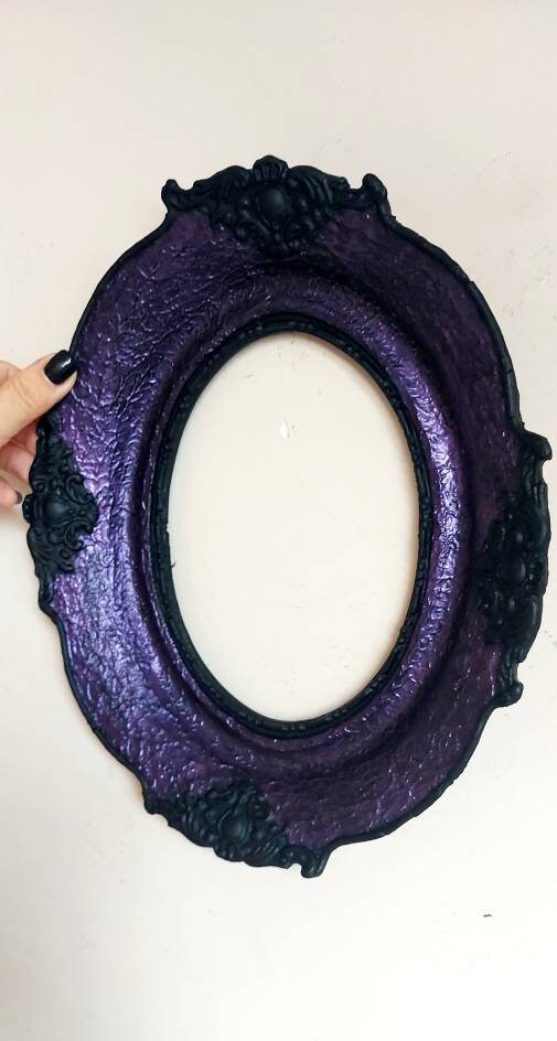 Gothic Purple Frame Gothic Wall Frame Bohemian Wall Frame - Etsy