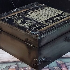 Spiritual Decor Box, Gothic Decor, Alchemy Decor, Pagan Decor, Wedding ...