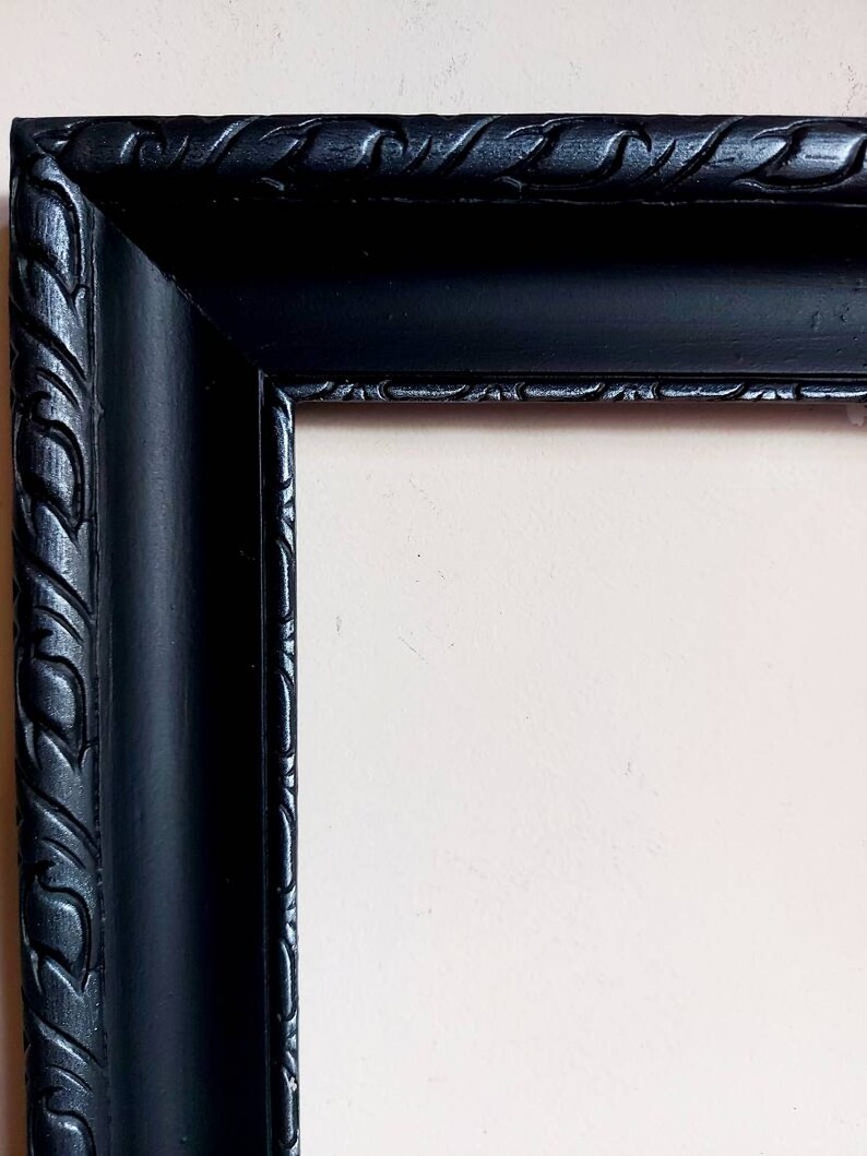 Black Ornate Frame Gothic Wall Frame Victorian Wall Frame - Etsy