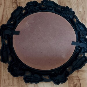 Gothic Round Mirror, Victorian Mirror, Vintage Wall Mirror, Victorian ...