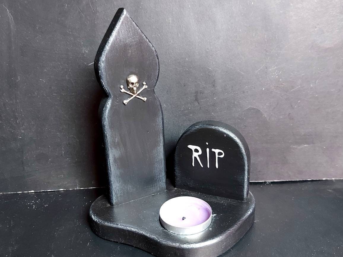 Gothic Table Decor Goth Candle Holder Witch Candle Holder | Etsy