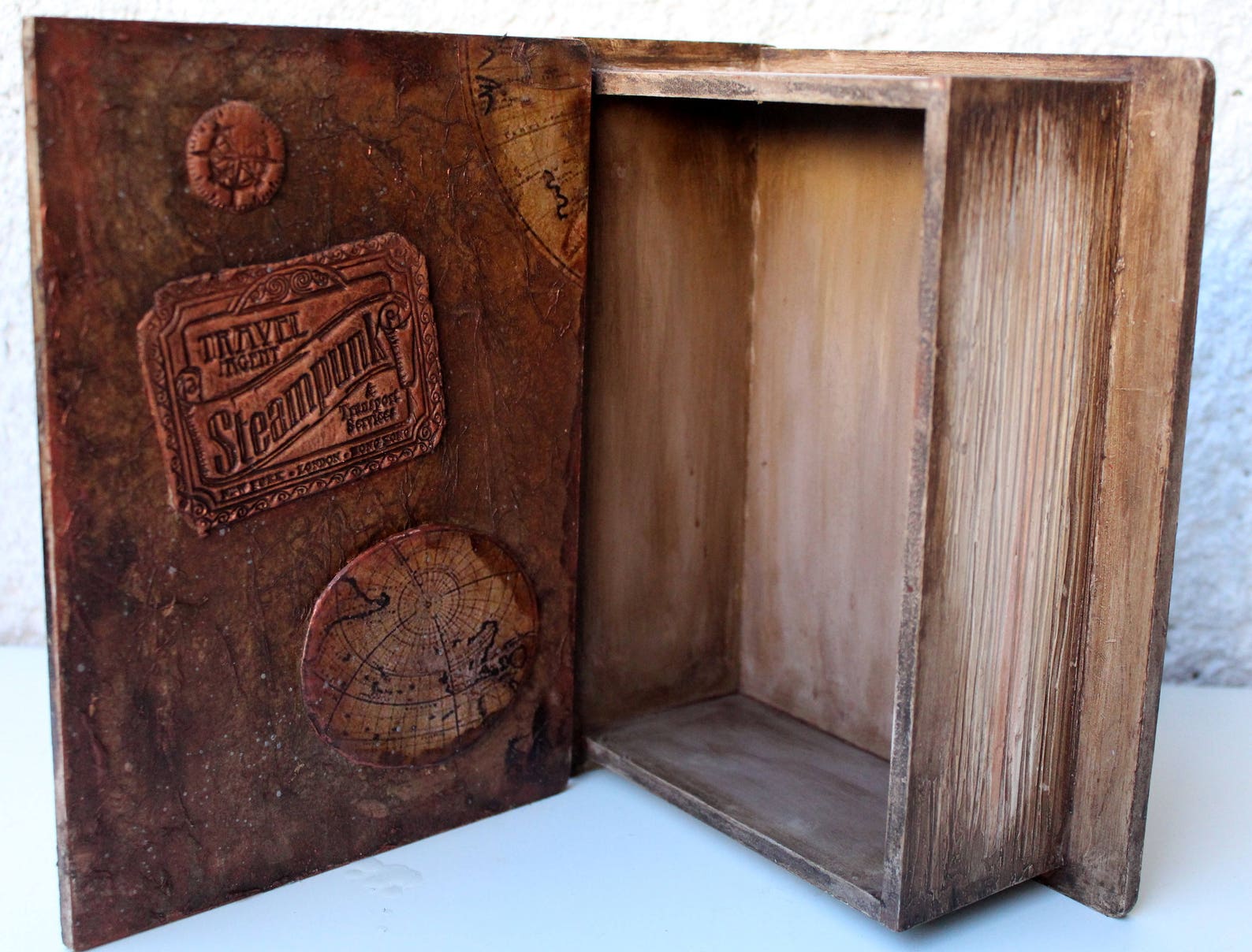 Time Machine Box Steampunk Box Travel Gift Time Traveler World | Etsy