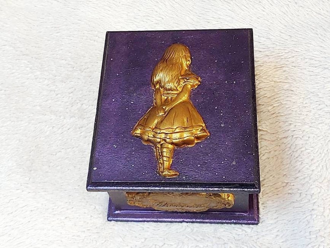 Alice in Wonderland, Wonderland Box, Purple Alice Box, Alice Gothic Box ...