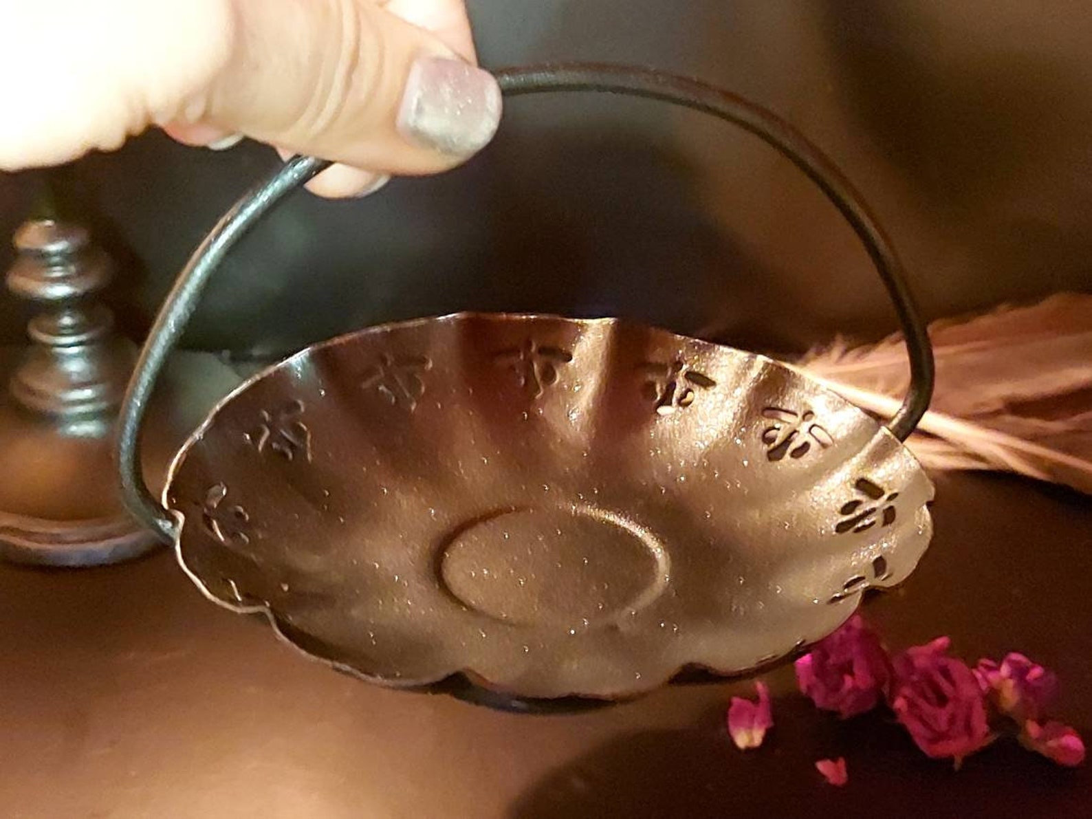 Gothic Table Decor Metal Mini Basket Centerpieces Decor Gothic - Etsy