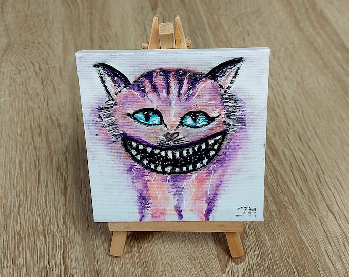 Cheshire Cat Art | Alice in Wonderland Canvas Wall Art | Wall Art With ...