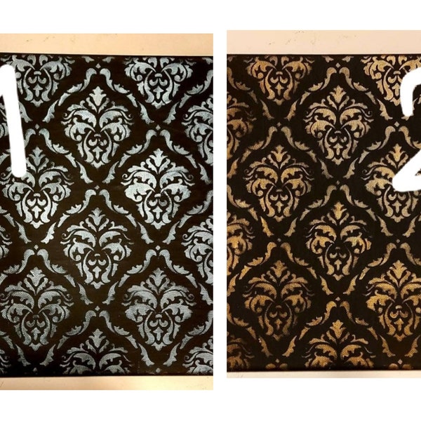 Damask Wall Decor - Etsy