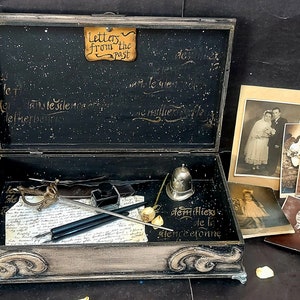 Cabinet Letter Box, Letter Large Box, Victorian Style Box, Victorian ...