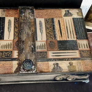 Cabinet Letter Box, Letter Large Box, Victorian Style Box, Victorian ...