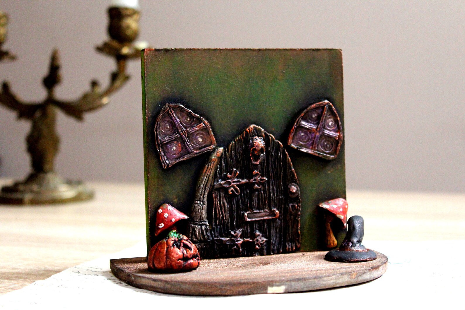 Witch Porch Witch Miniature Set Witch Miniature Witch Altar - Etsy