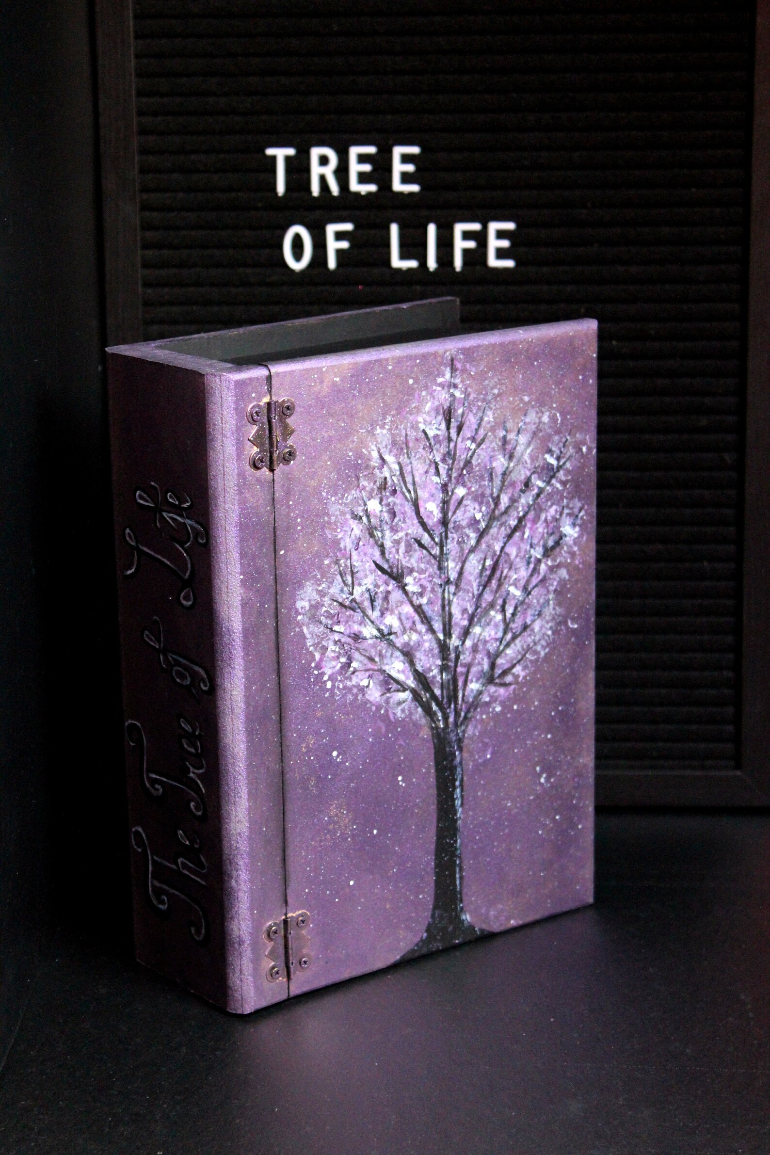 Tree of Life Box Tree of Life Decor Book of Shadows Box Gothic | Etsy