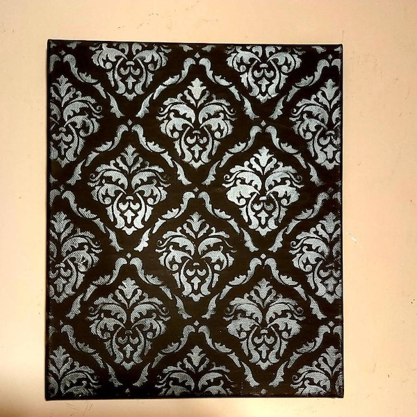 Damask Wall Art - Etsy