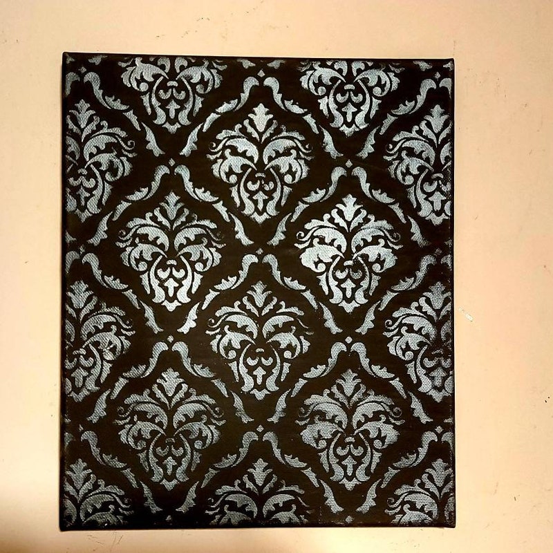Damask Wall Decor - Etsy