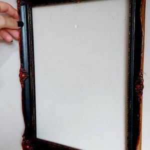 Skull Wall Frame, Gothic Wall Frame, Bloody Black Frame, Blood Wall ...