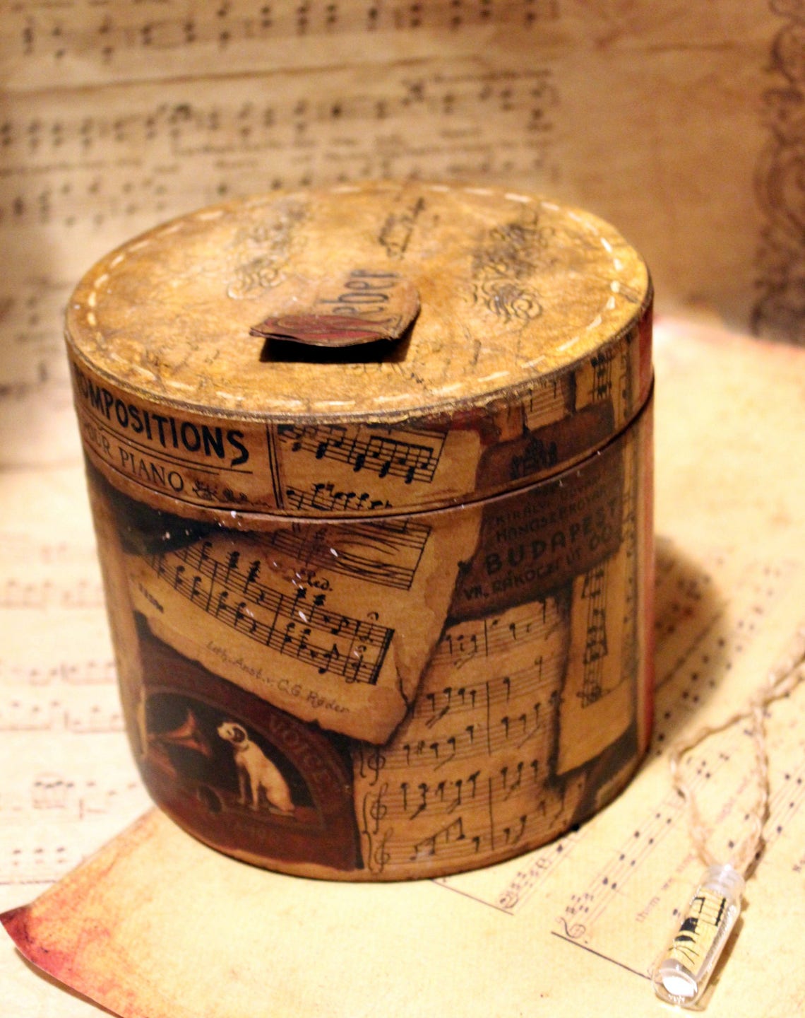 Music Decor Box Classical Music Victorian Decor Music in the - Etsy
