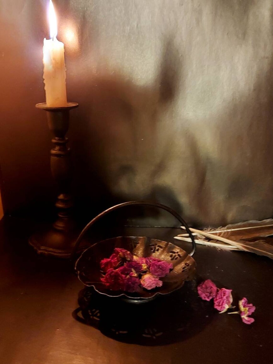 Gothic Table Decor Metal Mini Basket Centerpieces Decor Gothic | Etsy