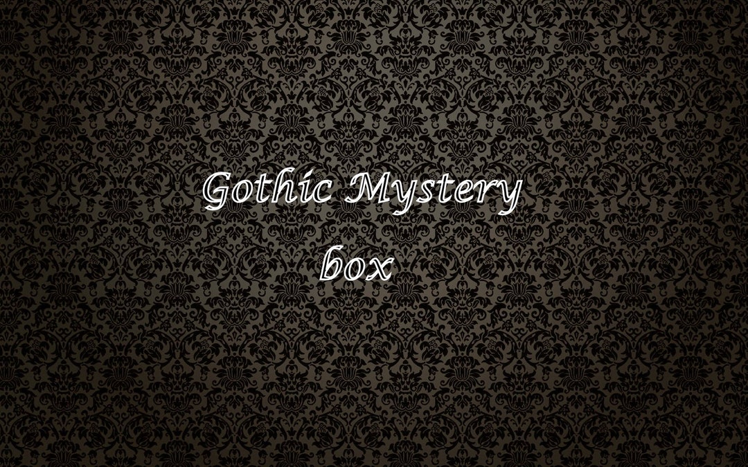 Gothic Mystery Box Halloween Gift Box Halloween Mystery - Etsy