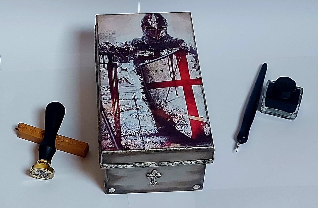Templar Knight Box Templar Pen Box Мedieval Decor Templar - Etsy