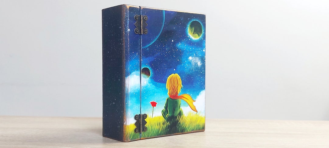 Little Prince Box, Little Prince Rose, Fairy Tale Box, Prince Book Box ...
