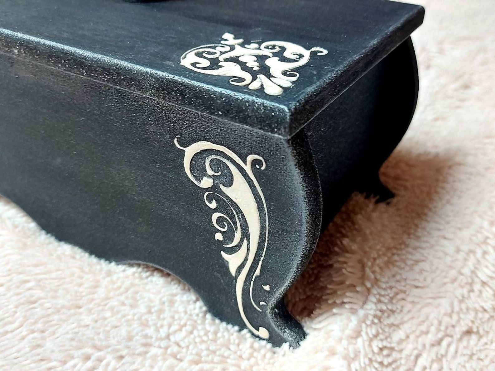 Black Gothic Box Gothic Decor Witch Black Box Wicca Decor | Etsy