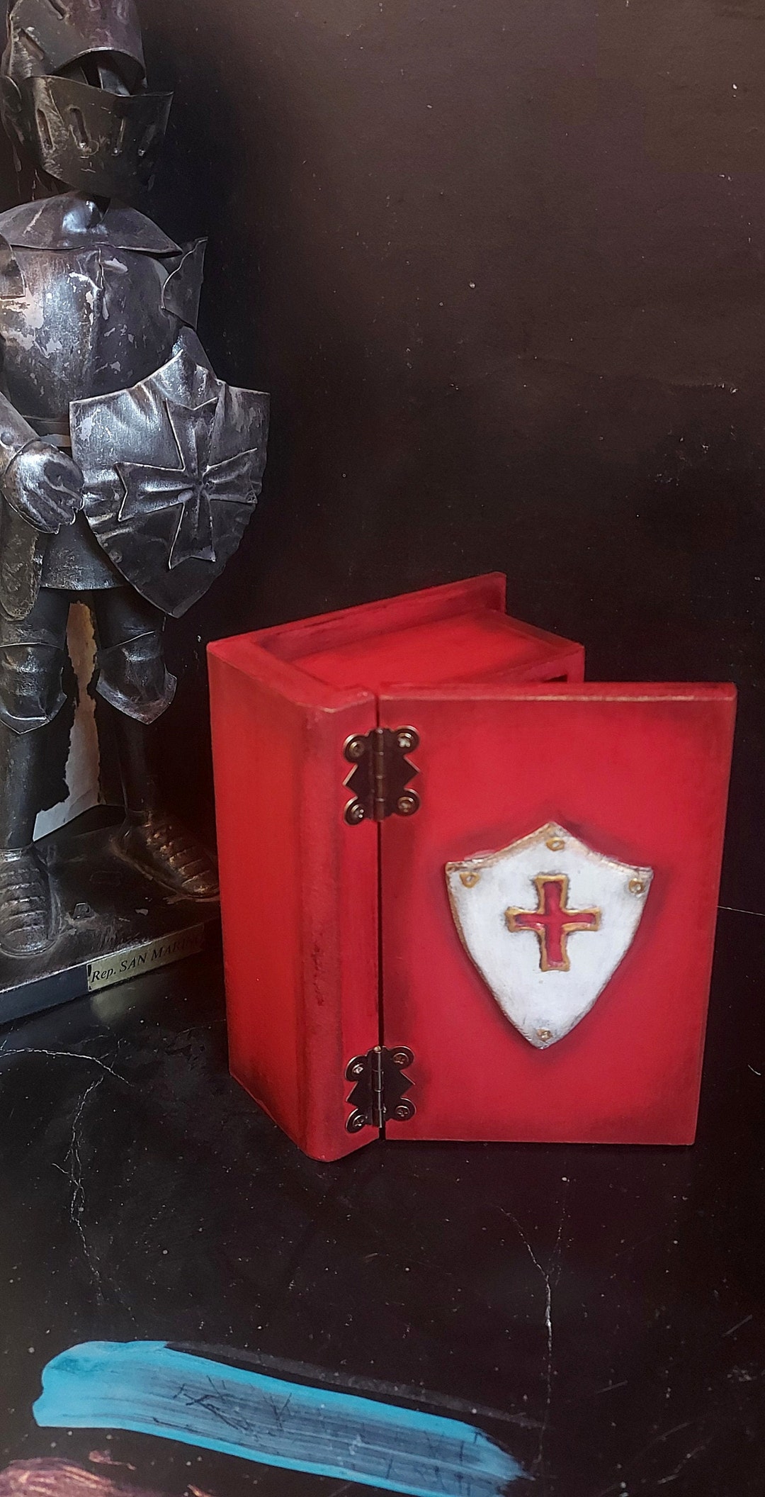 Templar Book Box, Templar Knight Box, Templar Shield Box, Templar Cross ...