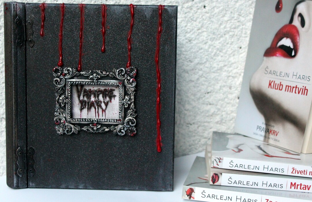 Vampire Diary Box, Vampire Book Box, Halloween Gift Box, Book of Spells ...