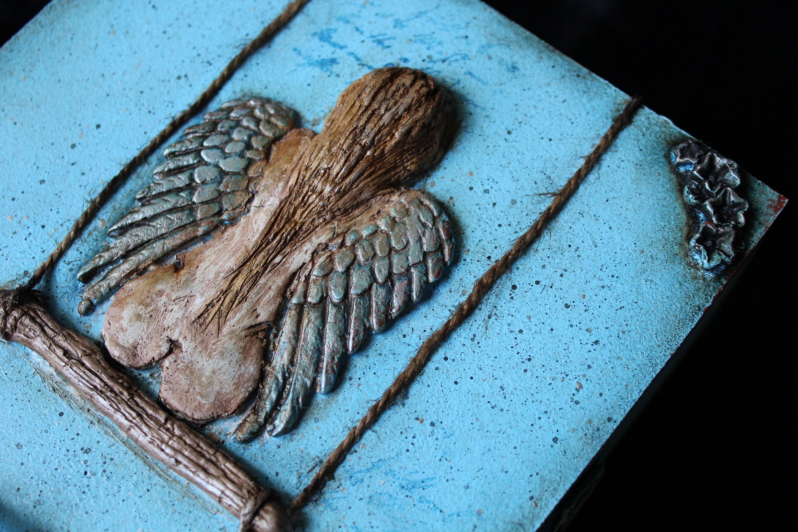 Angel Wings Box Gothic Decor Box Fairy Tale Box Memorial Box | Etsy