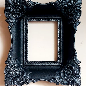 Gothic Wall Frame, Gothic Black Frame, Victorian Wall Frame, Black ...