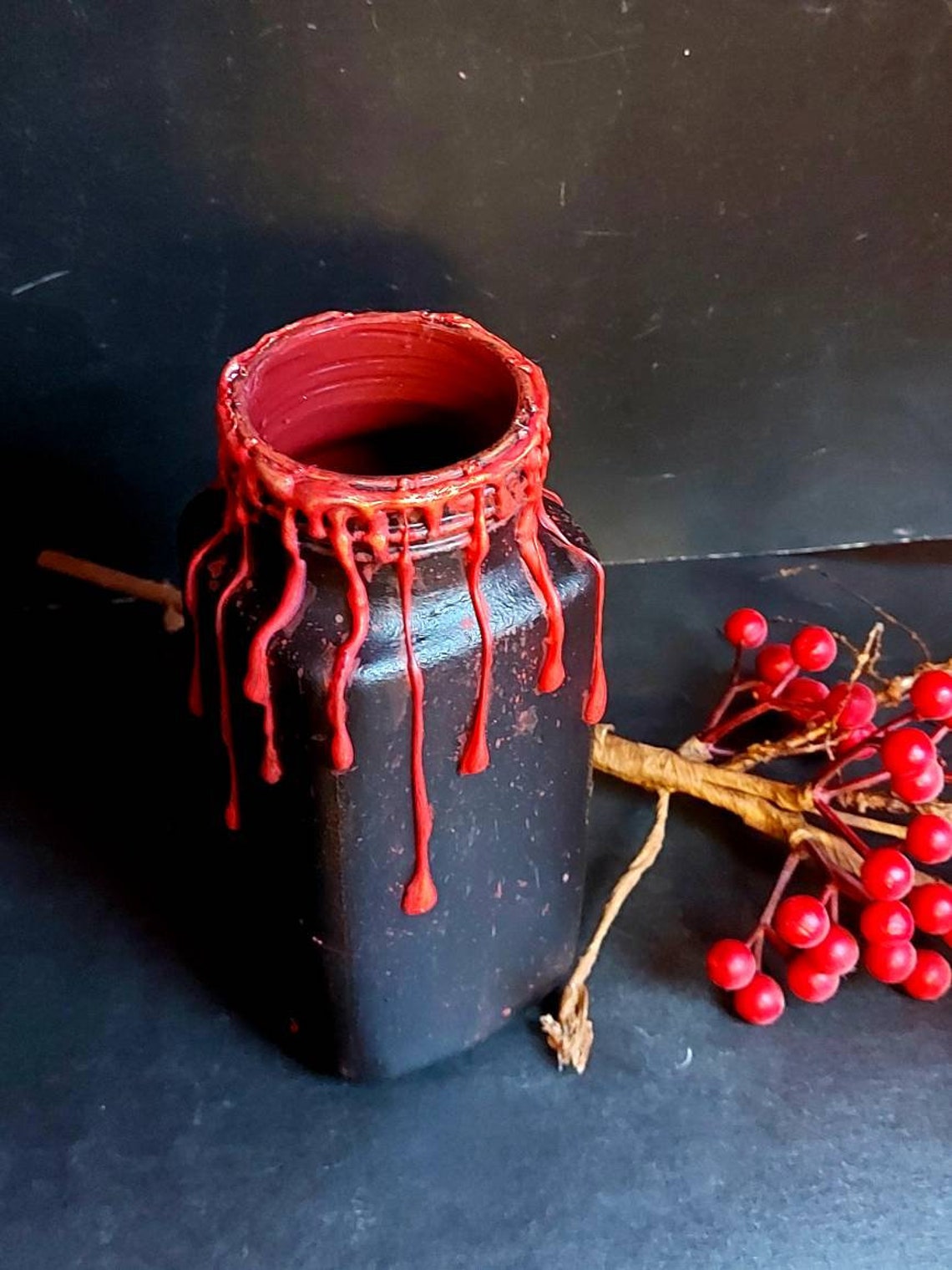 Blood Vase Vampire Vase Gothic Vase Gothic Decor Witch Decor | Etsy