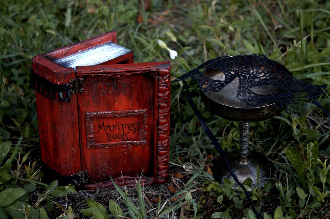Manifest Book Box, Vampire Blood Diary, Book of Shadows Box, Book of ...