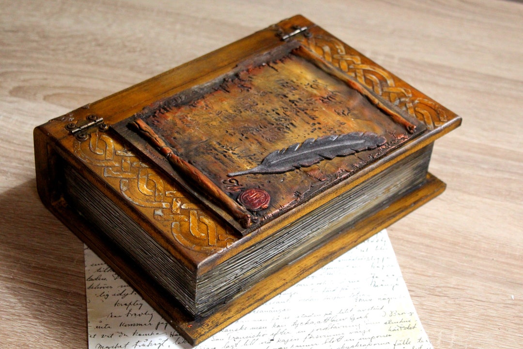Letter Book Box Book of Shadows Box Book of Spells Box - Etsy
