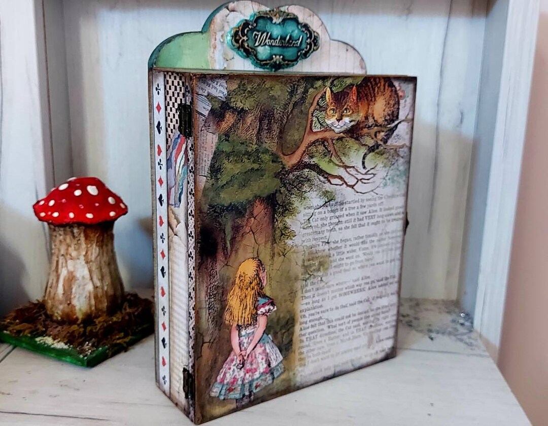 Alice Key Organizer, Alice Key Box, Wonderland Holder, Alice Key Holder ...