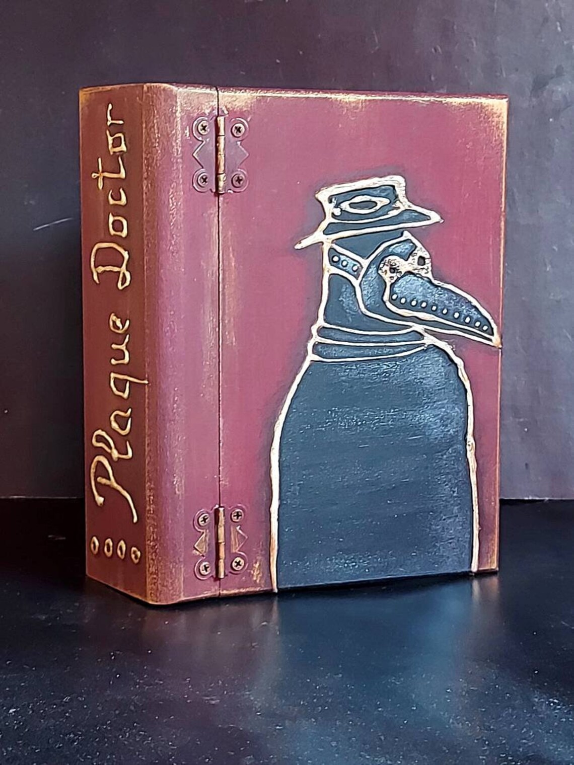 Plague Doctor Box Gothic Decor Box Victorian Box Dr Plague - Etsy