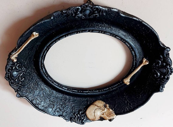 Skull Wall Frame Gothic Wall Frame Memento Mori Decor Skull | Etsy