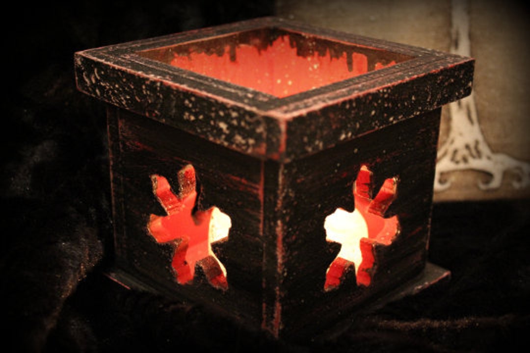 Gothic Xmas Lantern Vampire Lantern Goth Christmas Gift - Etsy