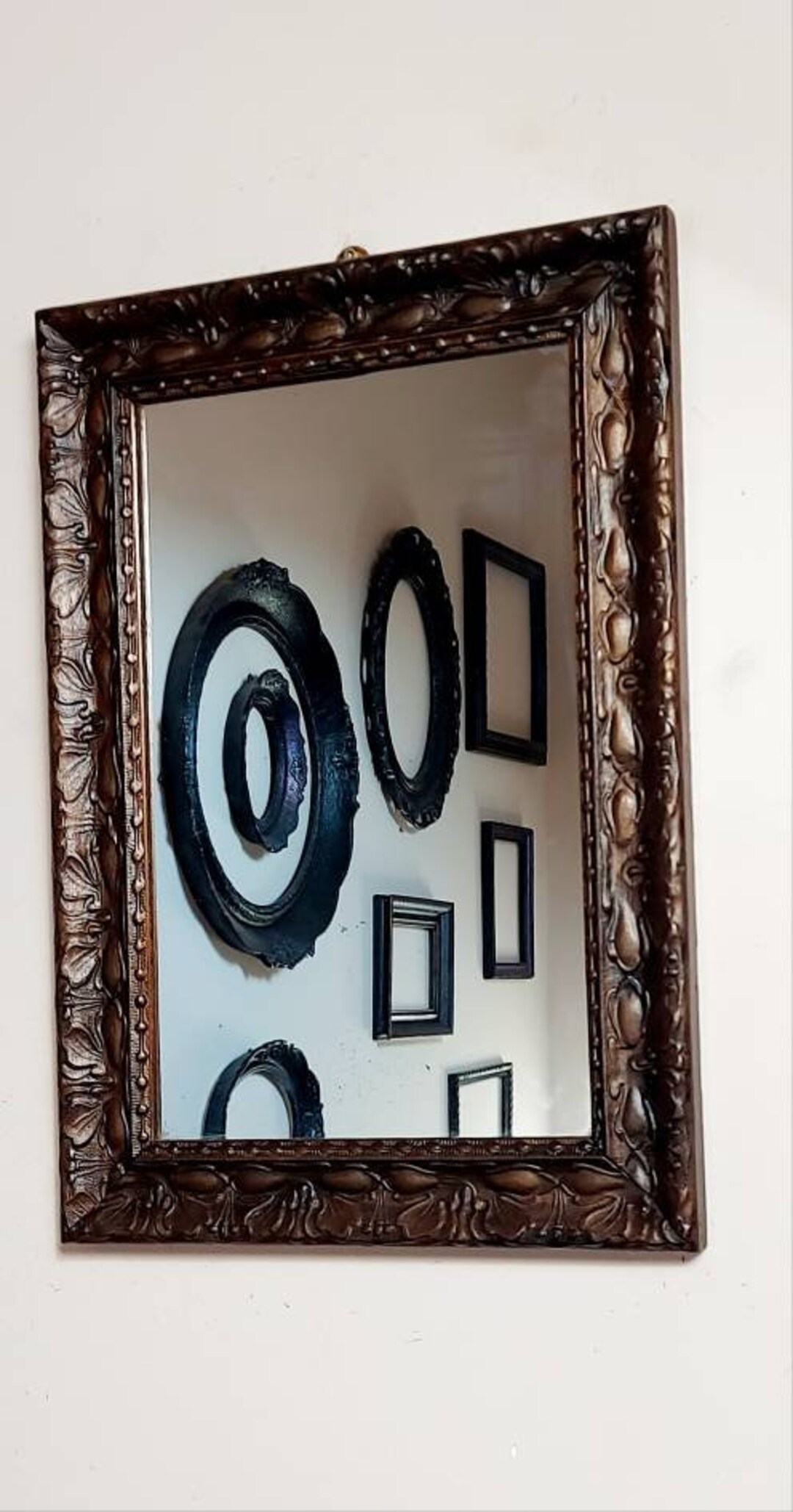 Victorian Mirror, Wall Old Mirror, Gothic Wall Mirror, Rustic Wall ...
