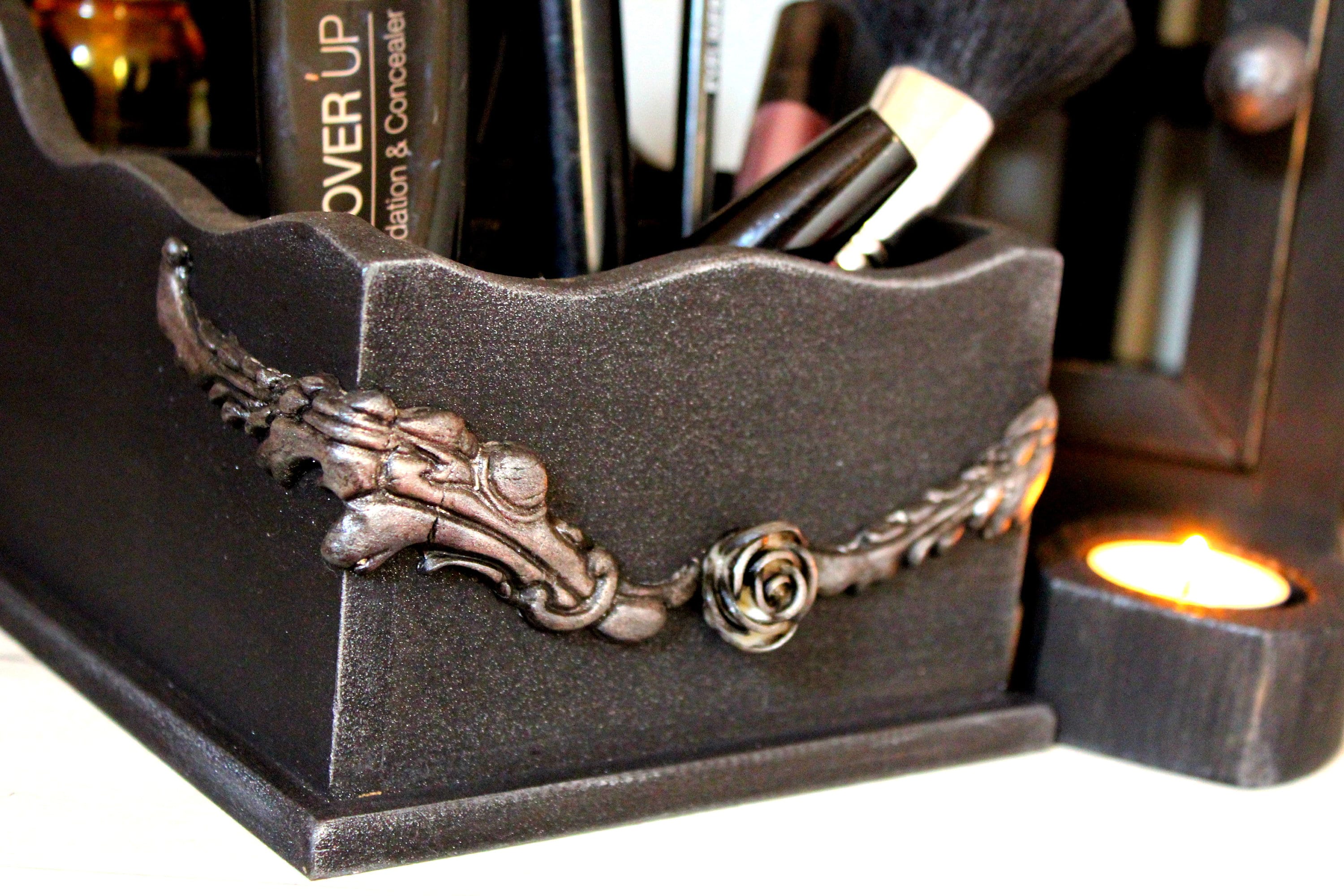 Gothic Makeup Holder Makeup Organizer Gothic Organizer Gothic - Etsy ...